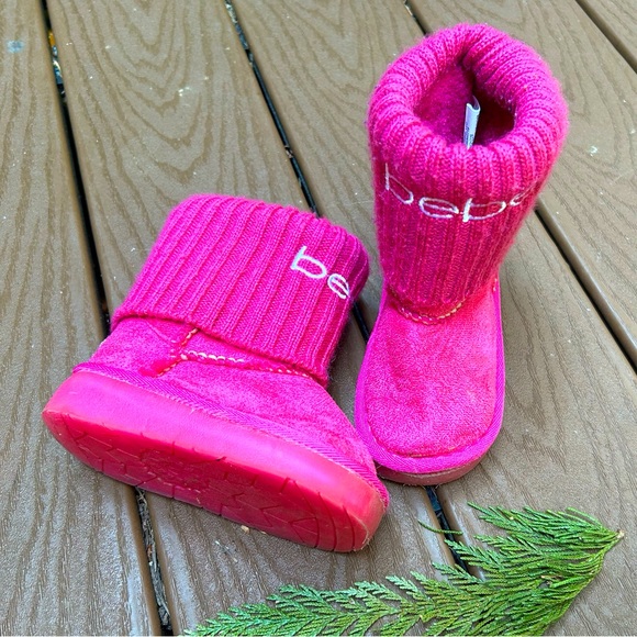 bebe | Shoes | Cozy Cute Bebe Toddler Boots | Poshmark